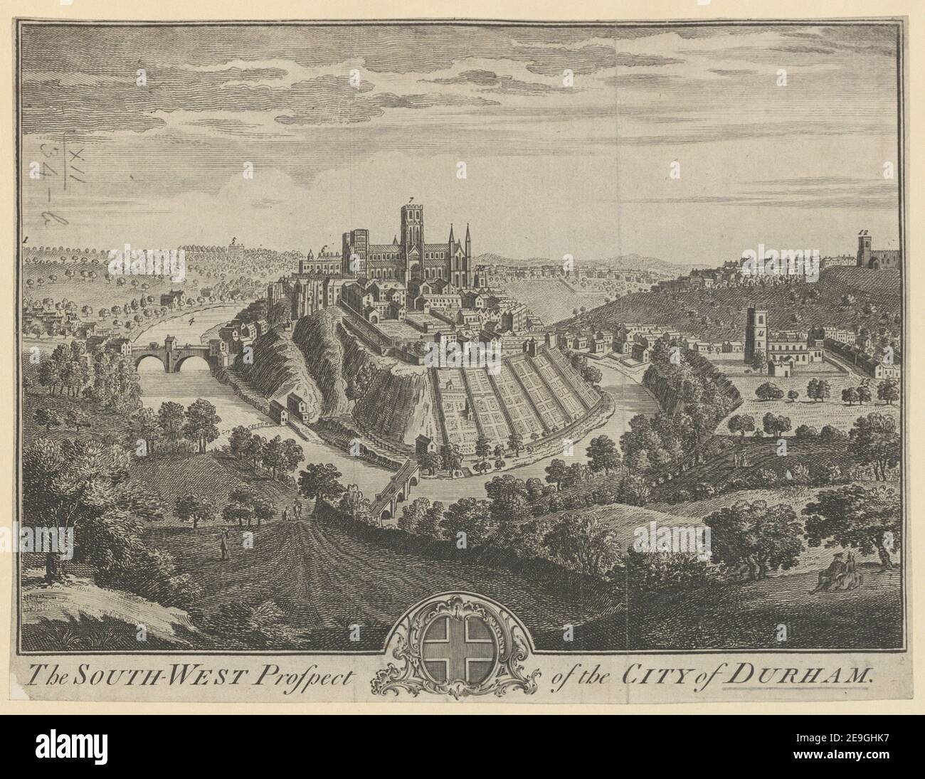 Durham city map hi-res stock photography and images - Alamy