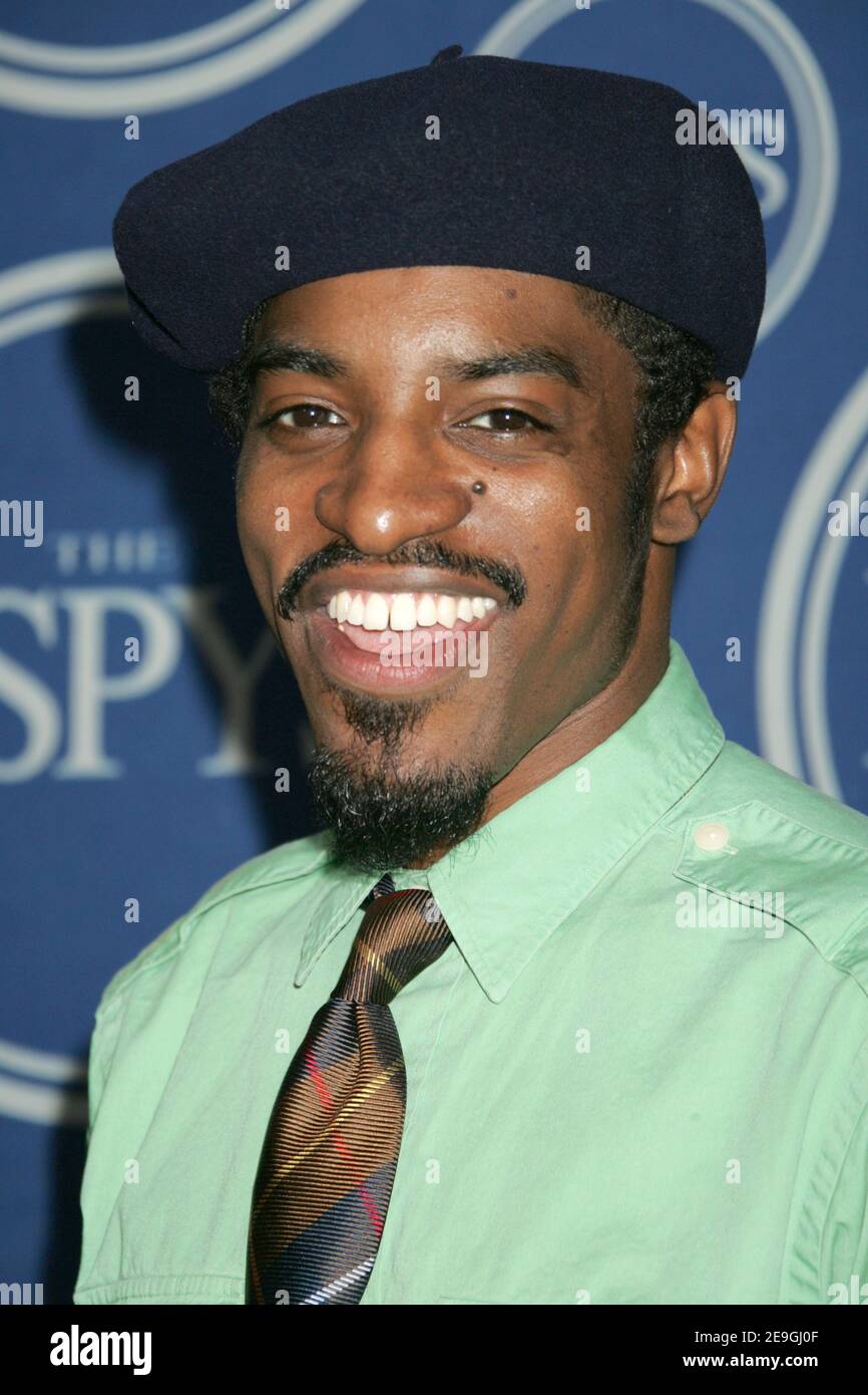 Andre 3000 of the group Outkast at the 2006 ESPY Awards in Los Angeles ...