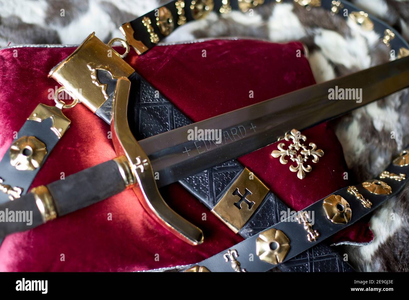 Royal sword of King Edward I of England Stock Photo - Alamy