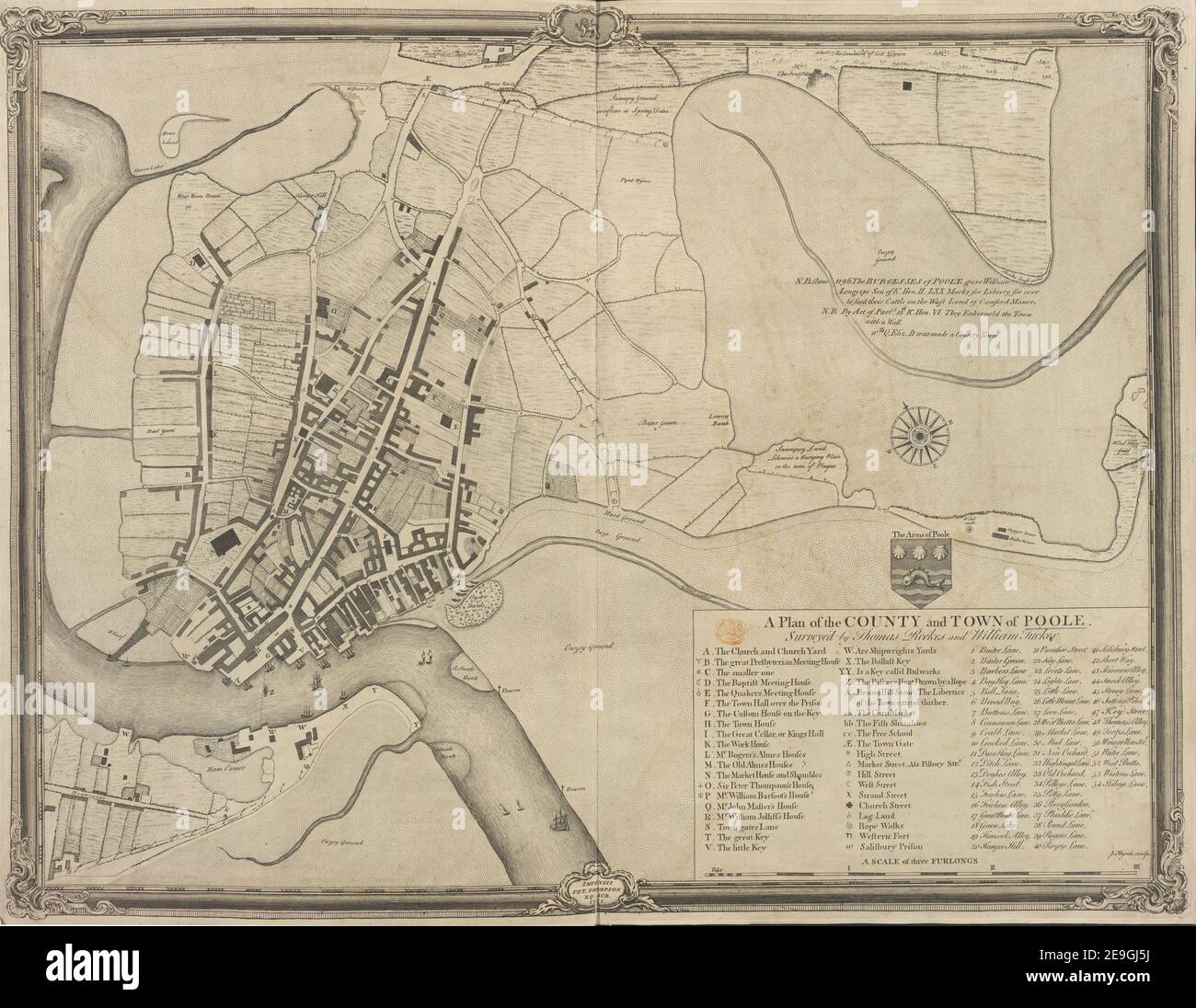 Map Of Poole High Resolution Stock Photography and Images - Alamy