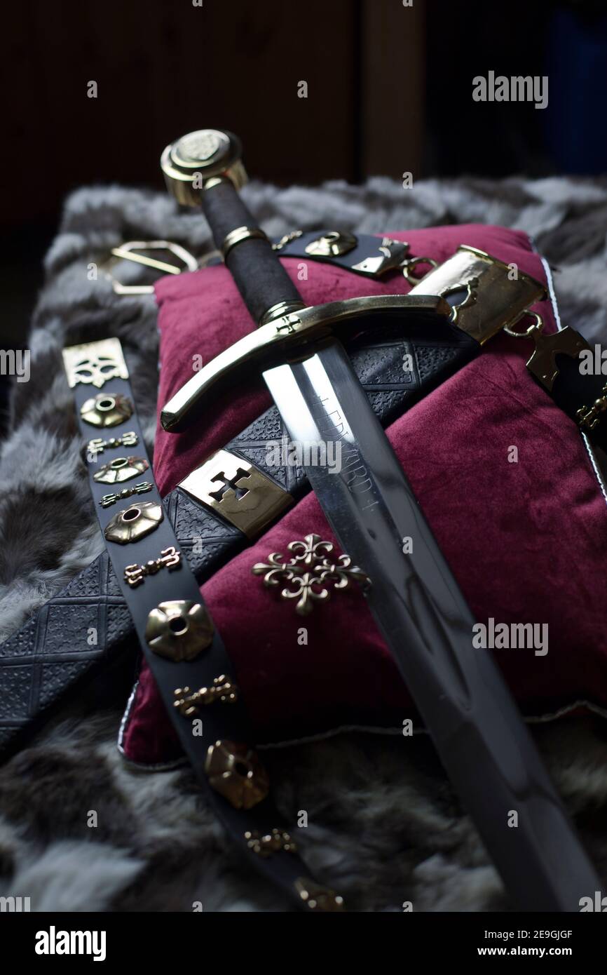 Royal sword of King Edward I of England Stock Photo - Alamy