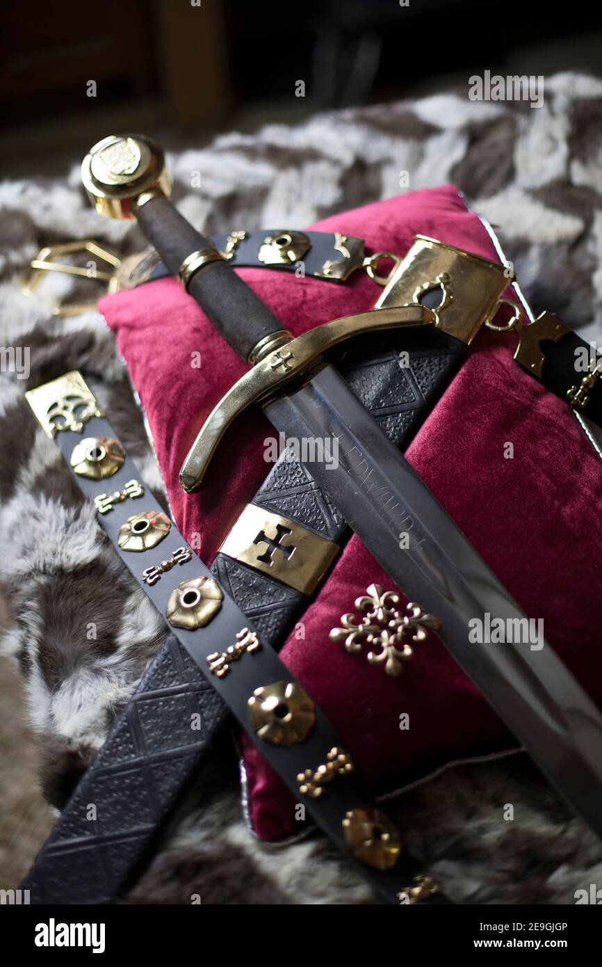 Royal sword of King Edward I of England Stock Photo - Alamy