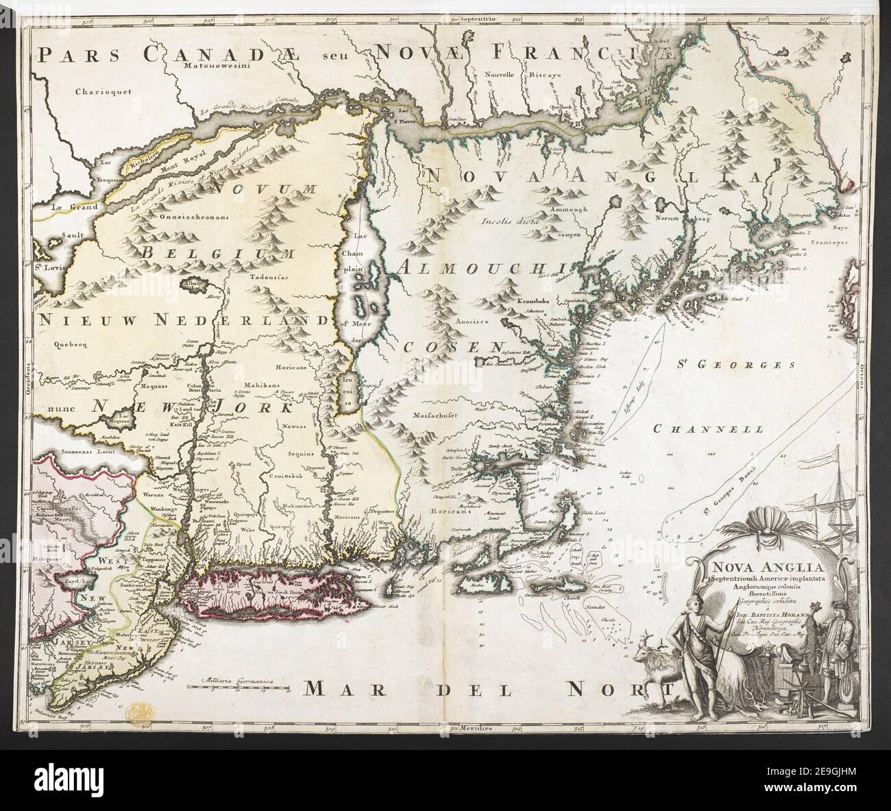 NOVA ANGLIA Septentrionali Americae implantata Anglorumque coloniis ...
