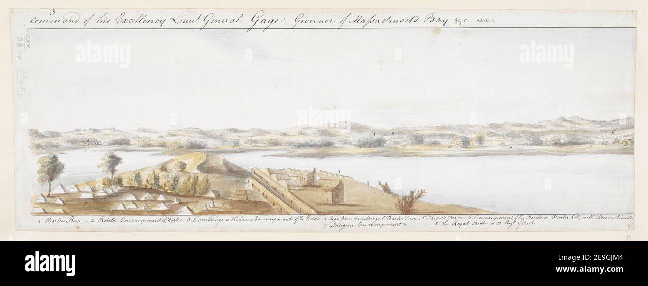 1775 Boston Map High Resolution Stock Photography and Images - Alamy