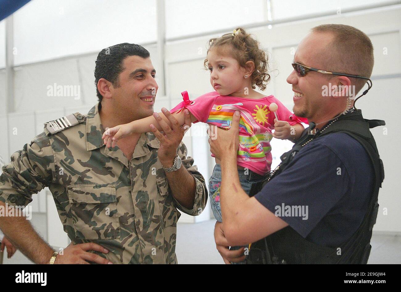 An american federal agent and lebanese customs officers in charge of ...