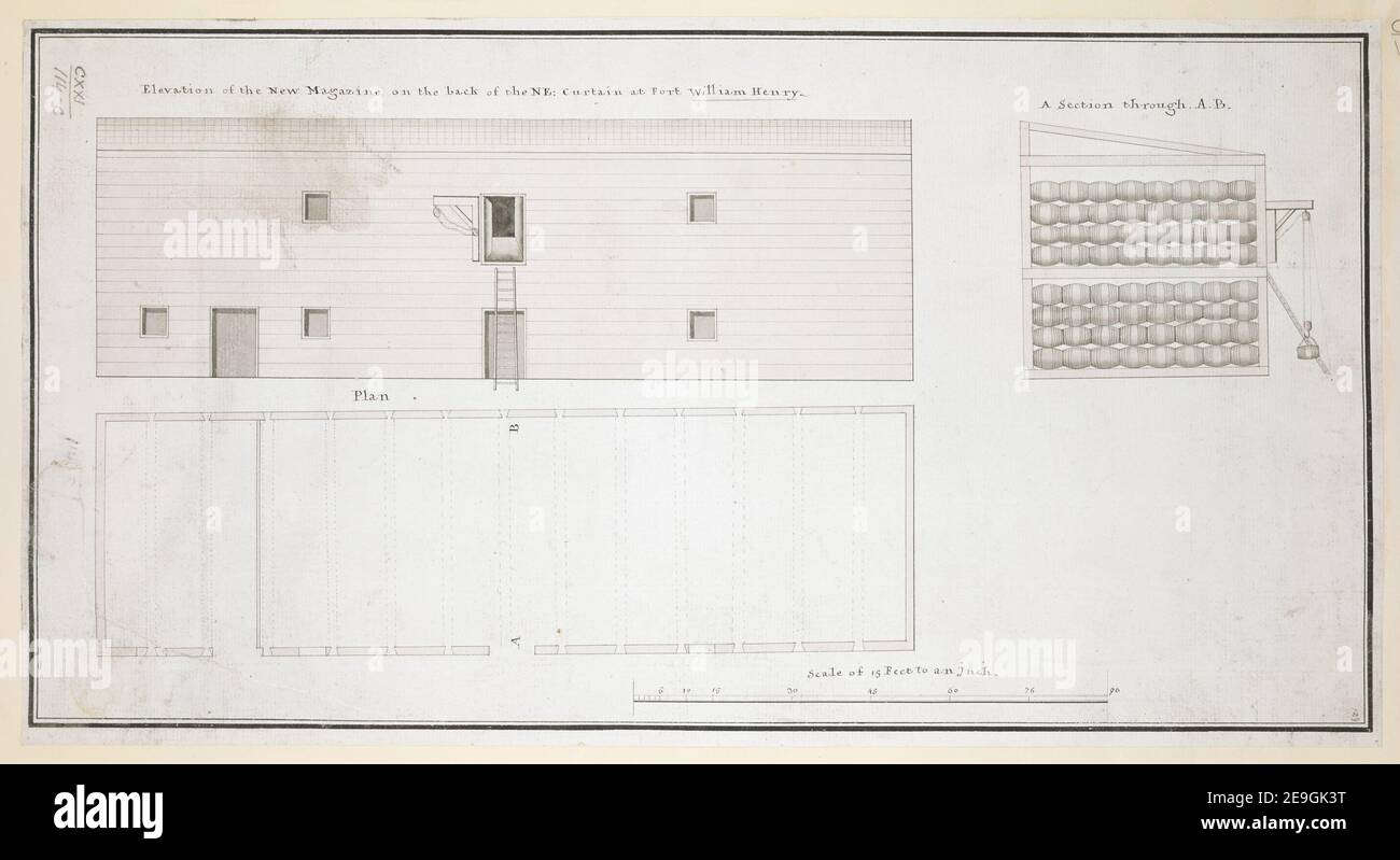 Fort william henry map hi-res stock photography and images - Alamy