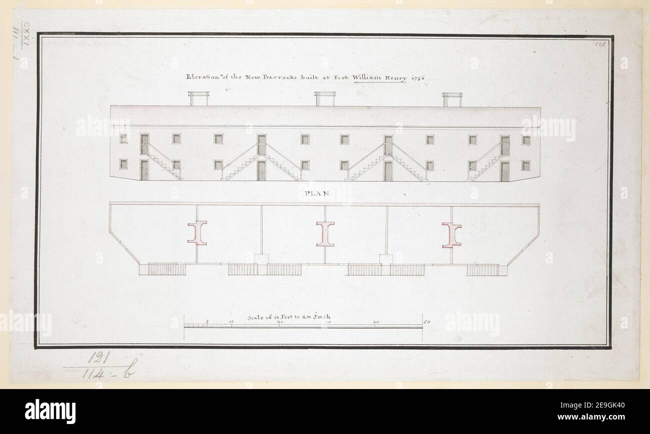 Fort william henry map hi-res stock photography and images - Alamy