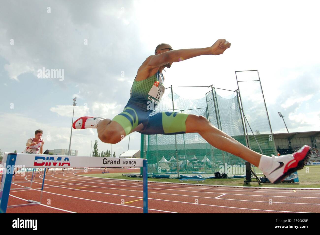 France's Naman Keita competes on men's 400 meters hurdles during french ...
