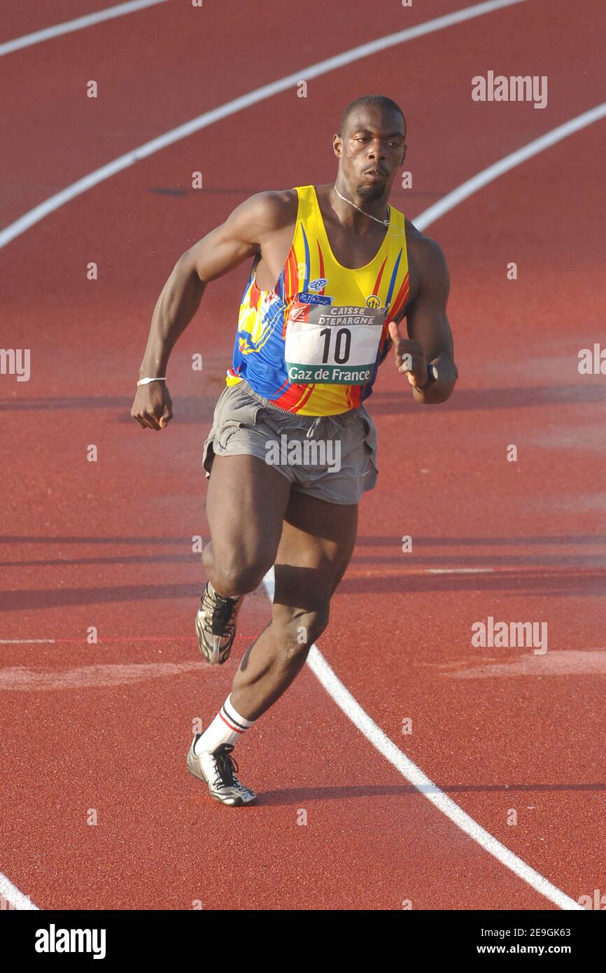 France's Wilfried Gouacide competes on men's decathlon during french ...