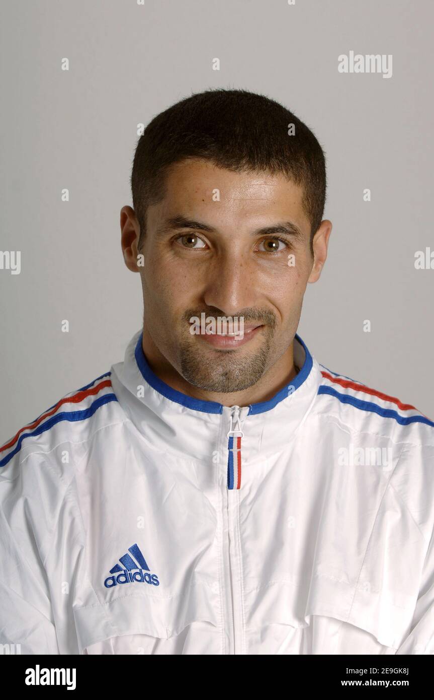 France's Salim Sdiri poses for our photographer during the French track ...