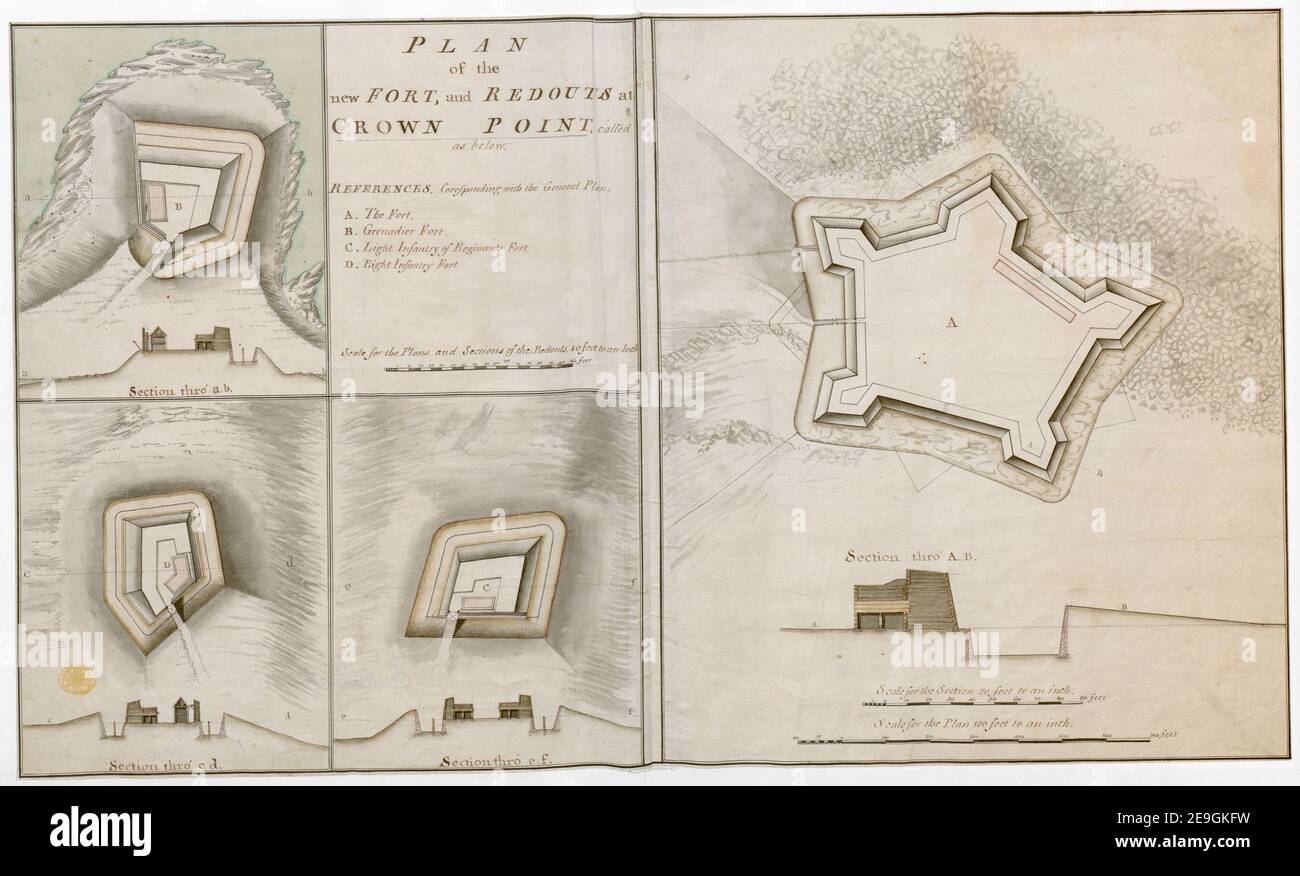 Map of crown point hi-res stock photography and images - Alamy