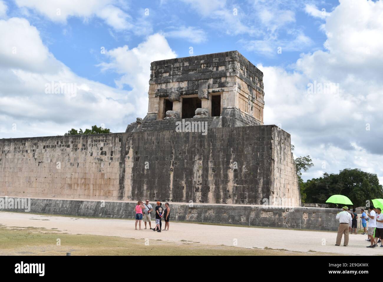 The Temple of the Jaguar, Chichen Itza, Yucatan, Mexico Stock Photo - Alamy