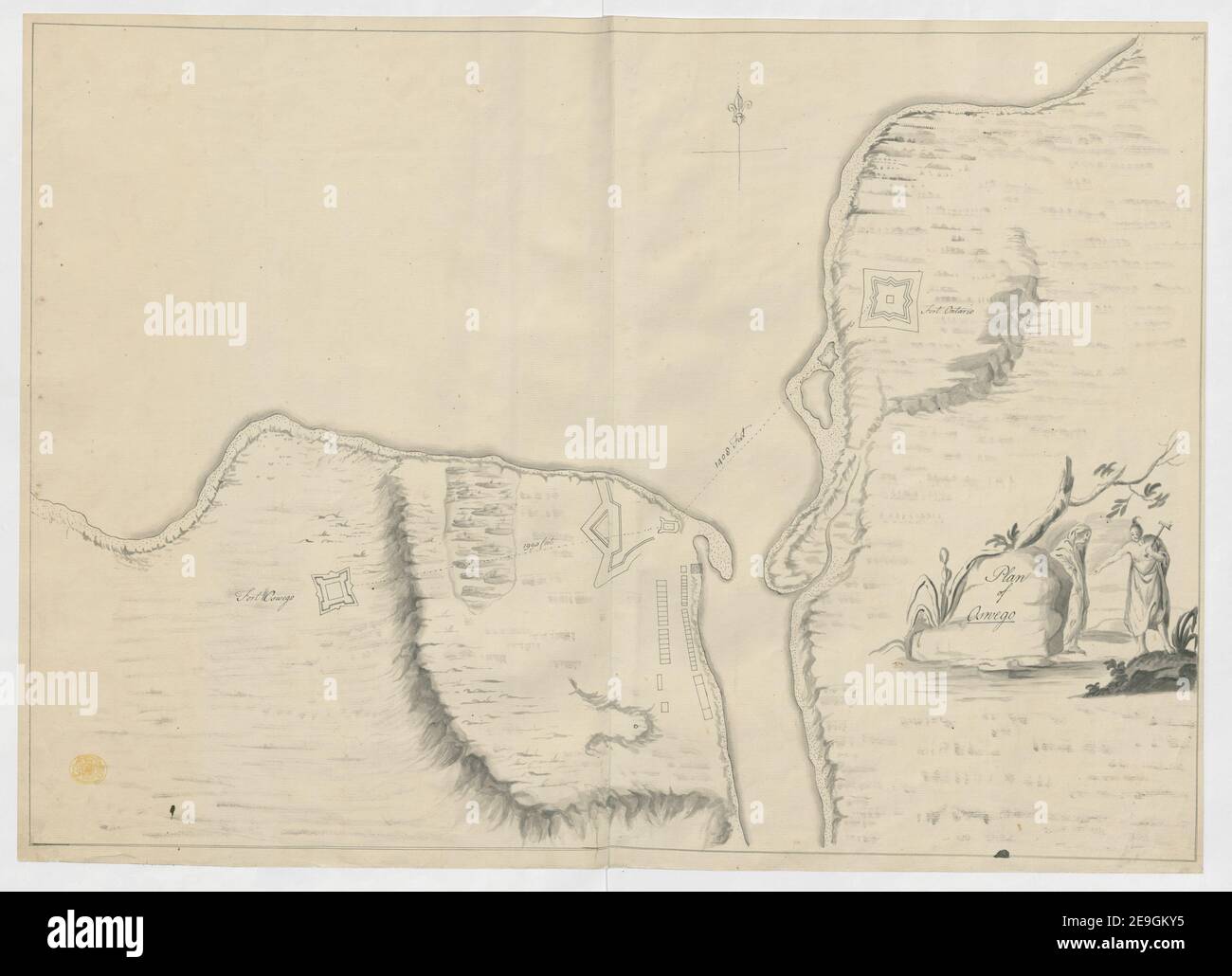 Oswego map hi-res stock photography and images - Alamy