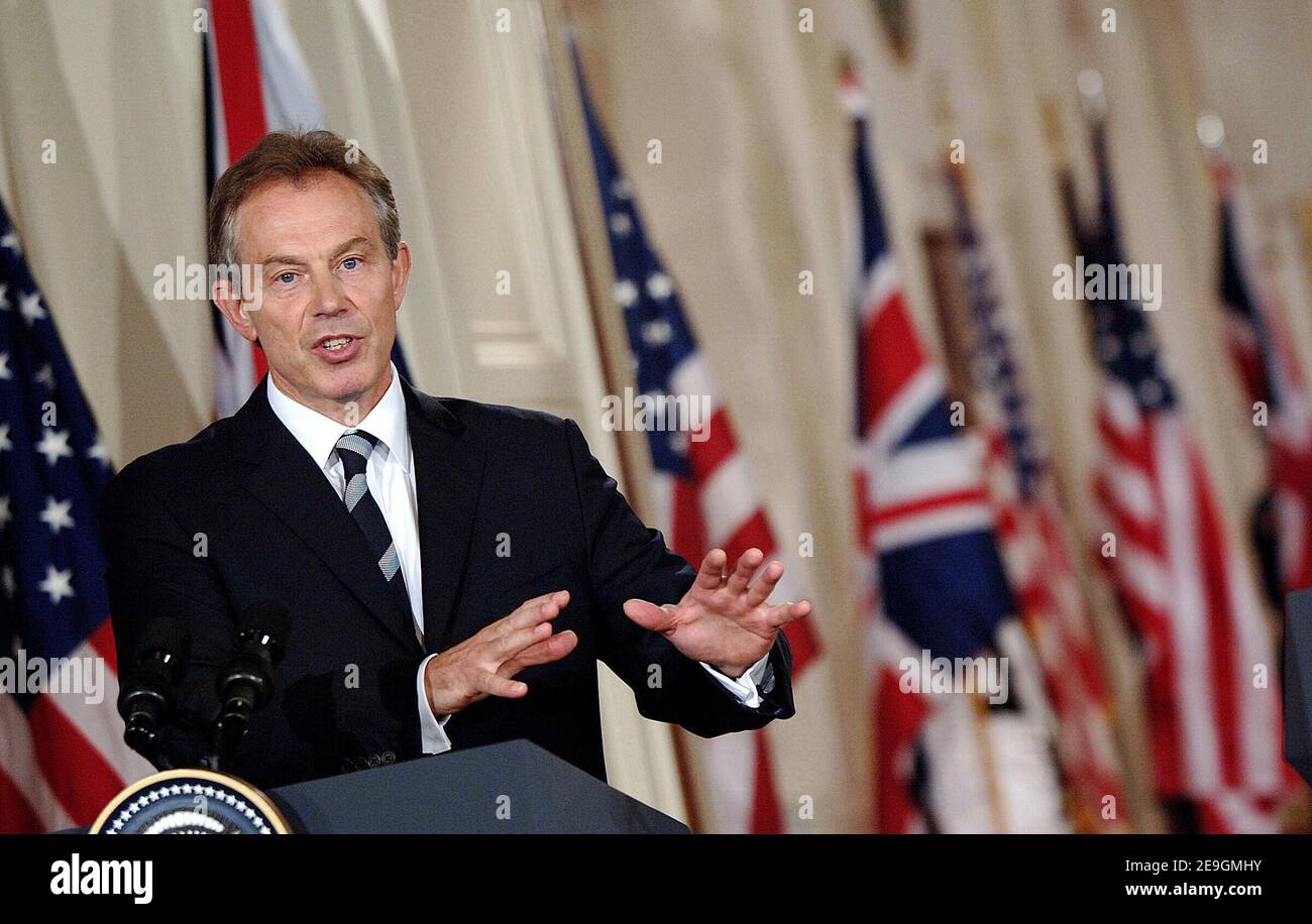 Visite de tony blair hi-res stock photography and images - Alamy