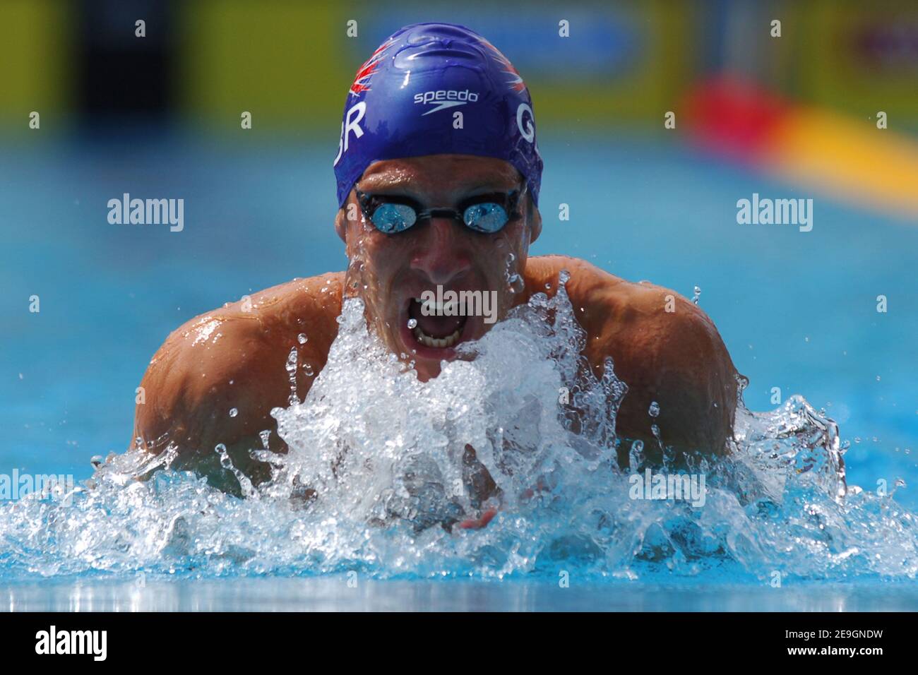 Great Britain's Chris Cook competes on men's 100 meters breaststroke ...