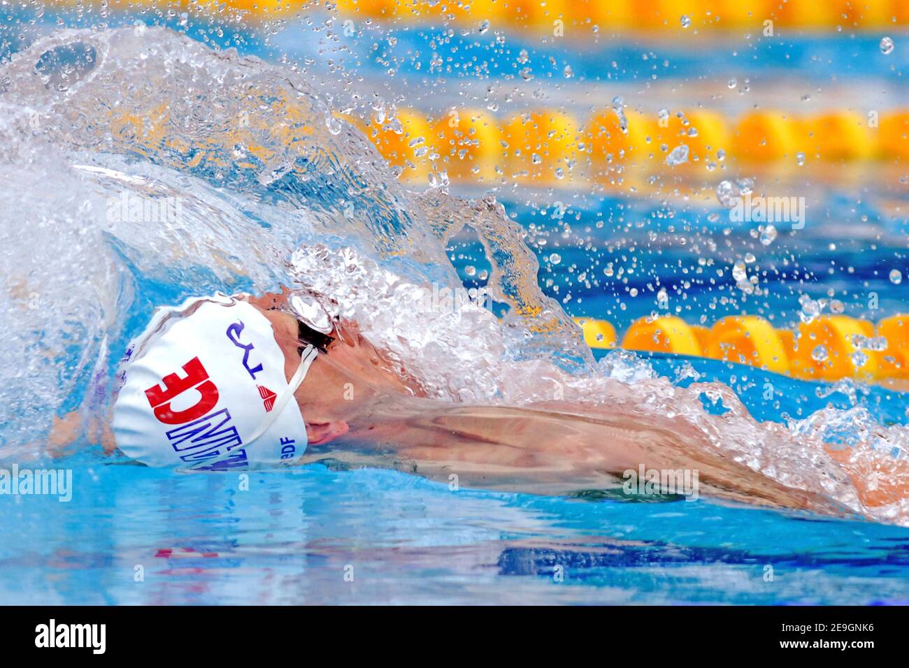 France's Simon Dufour competes on men's 100 meters backstroke semi ...