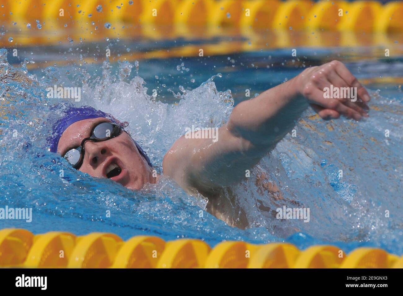 Great Britain Rebecca Cooke competes on women's 800 meters freestyle ...