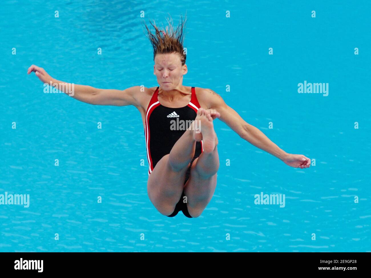 Germany's Ditte Kotzian wins the silver medal on women's 1 meter ...