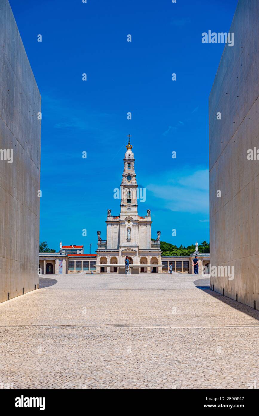 Famous sanctuary of Fatima in Portugal Stock Photo - Alamy
