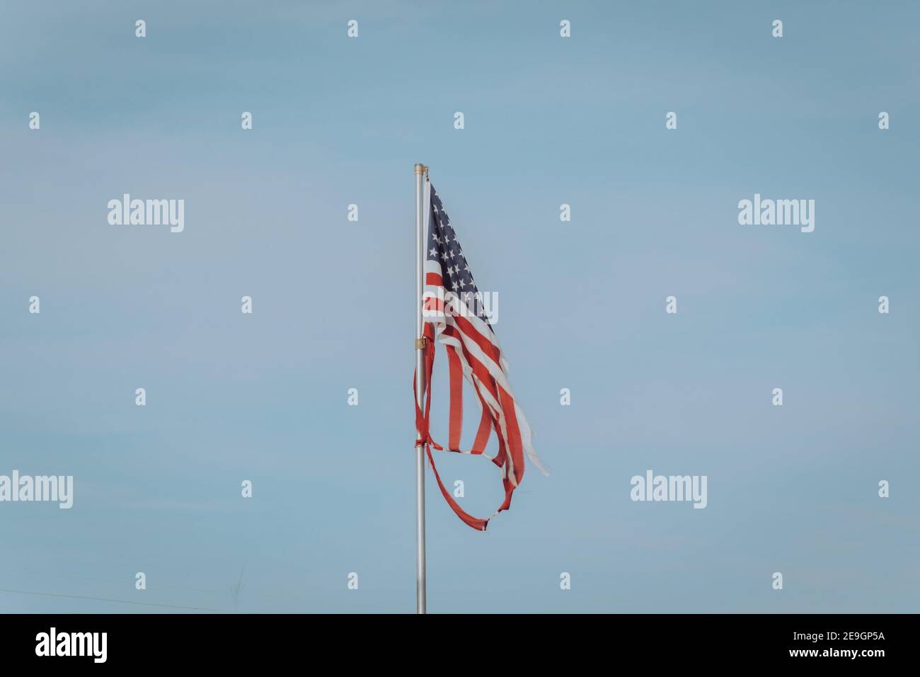 Ripped american flag hi-res stock photography and images - Alamy