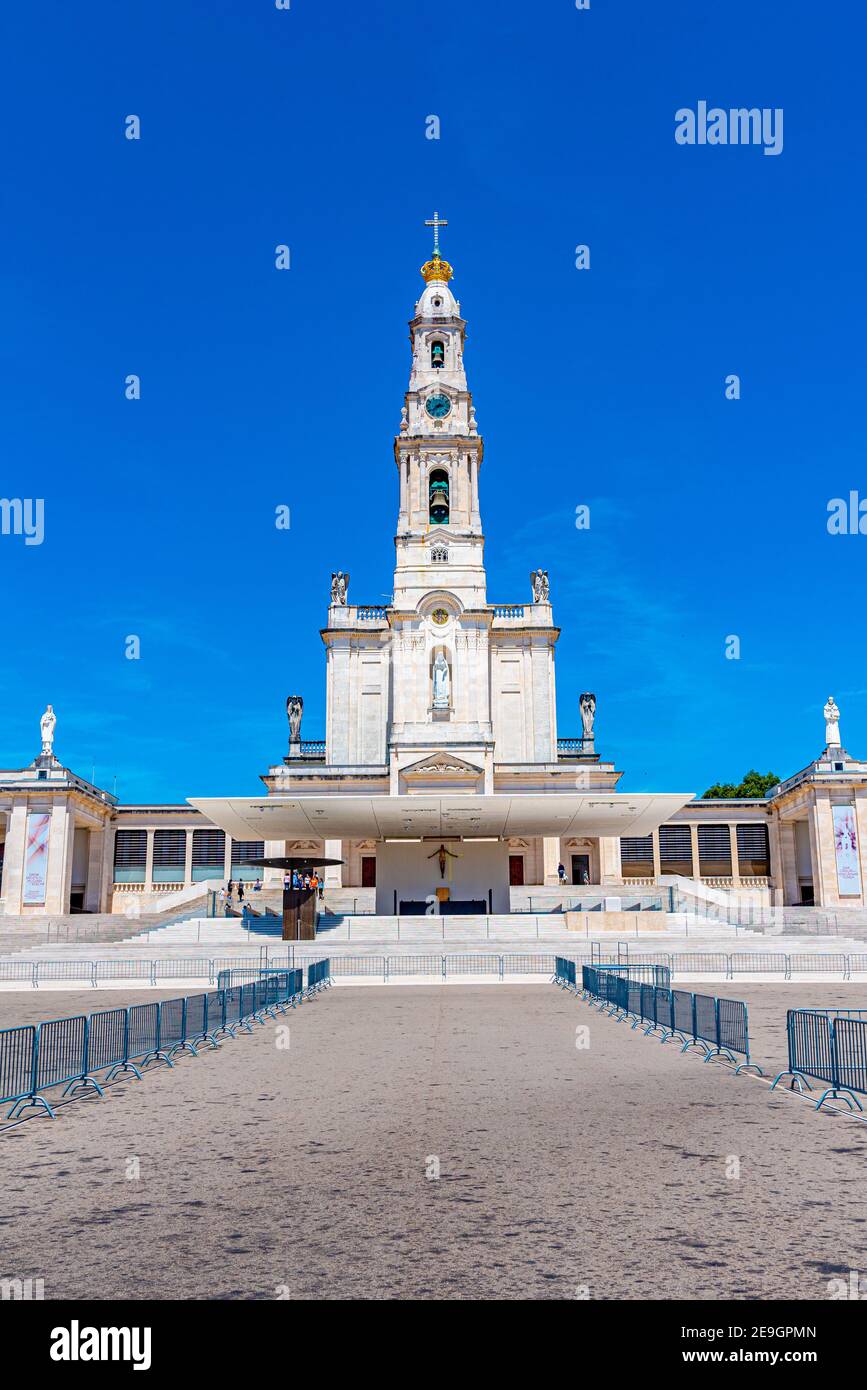 Famous sanctuary of Fatima in Portugal Stock Photo - Alamy