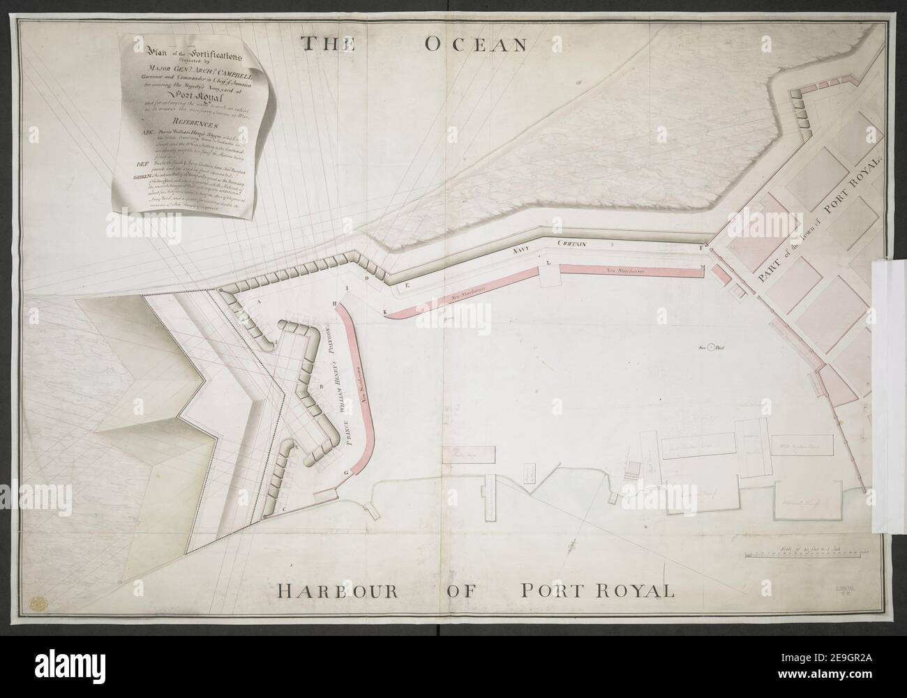 Port royal jamaica map hi-res stock photography and images - Alamy