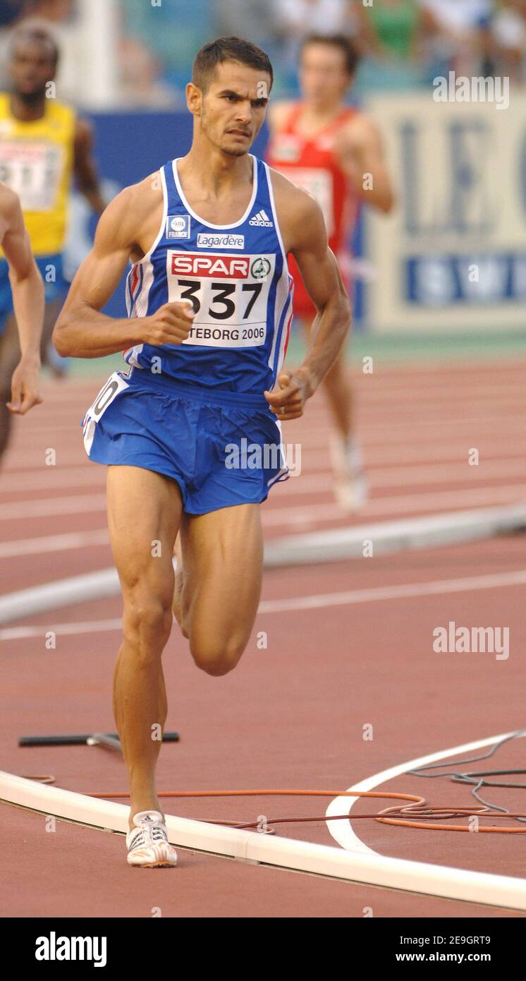 France's Mehdi Baala competes on men 1500 m during the 2006 European ...