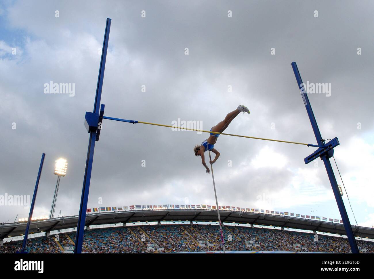 Italy's Arianna Farfalletti-Casali competes on women's pole vault heat ...