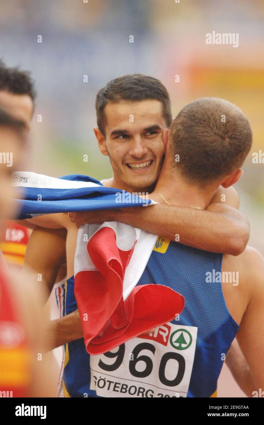 France's Mehdi Baala performs on 1500 meters final during the European ...