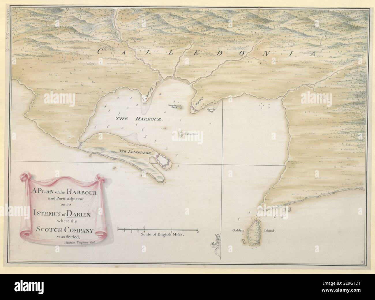 Map of darien hi-res stock photography and images - Alamy