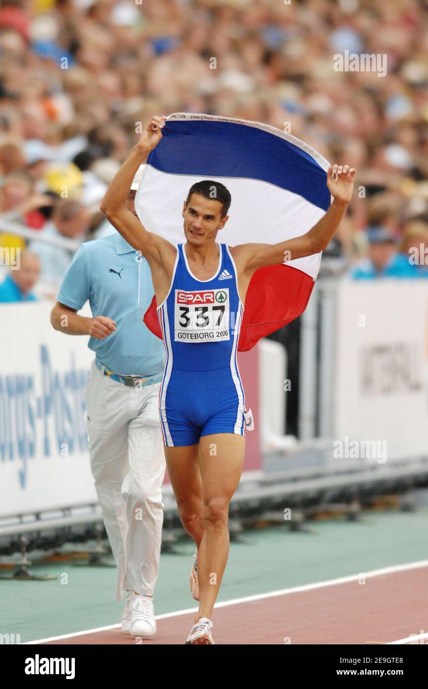 France's Mehdi Baala performs on 1500 meters final during the European ...