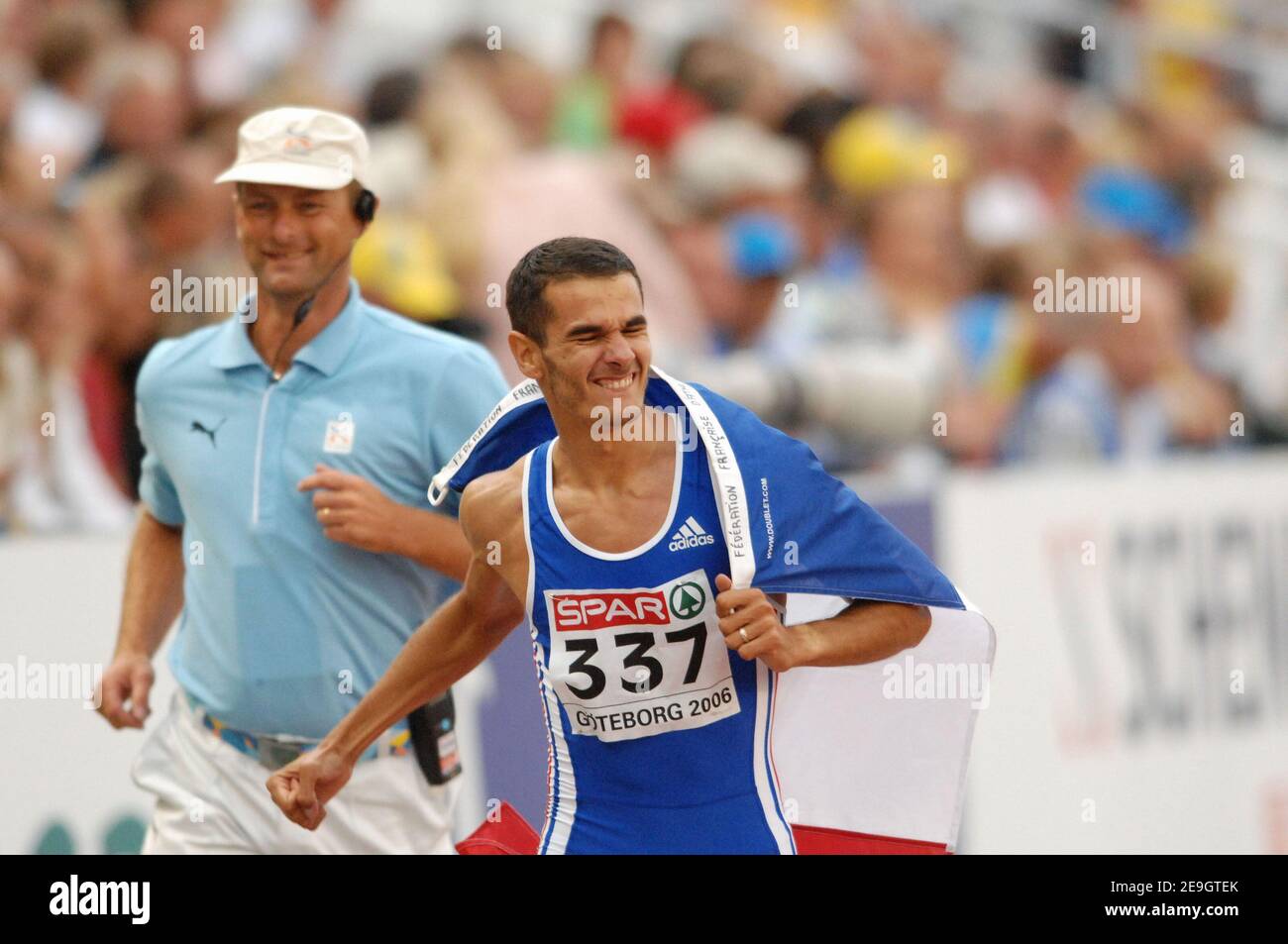 France's Mehdi Baala performs on 1500 meters final during the European ...