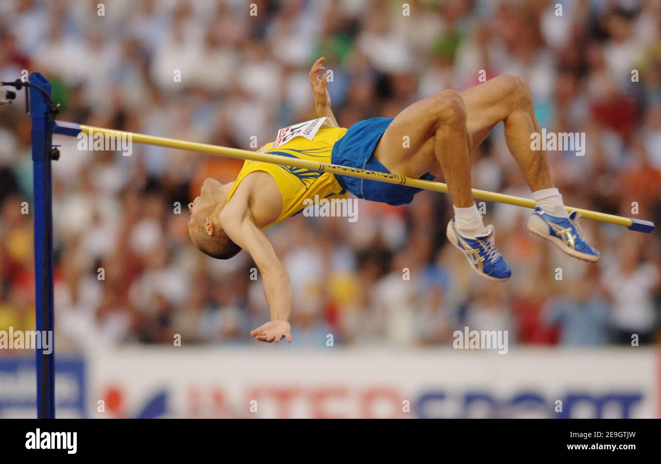 Sweden's Stefan Holm competes on high jump men final during the ...