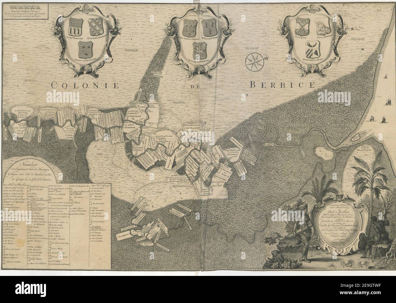 Berbice map hi-res stock photography and images - Alamy