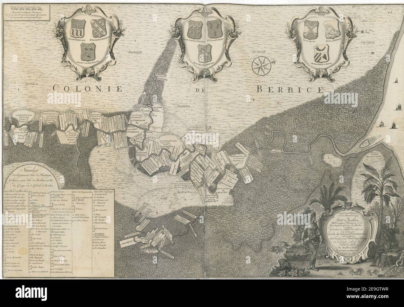 Berbice map hi-res stock photography and images - Alamy