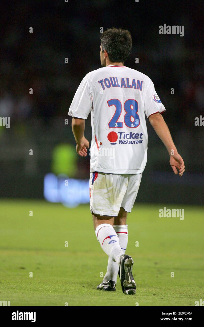 OL's Jeremy Toulalan during the Premier league football match Toulouse ...