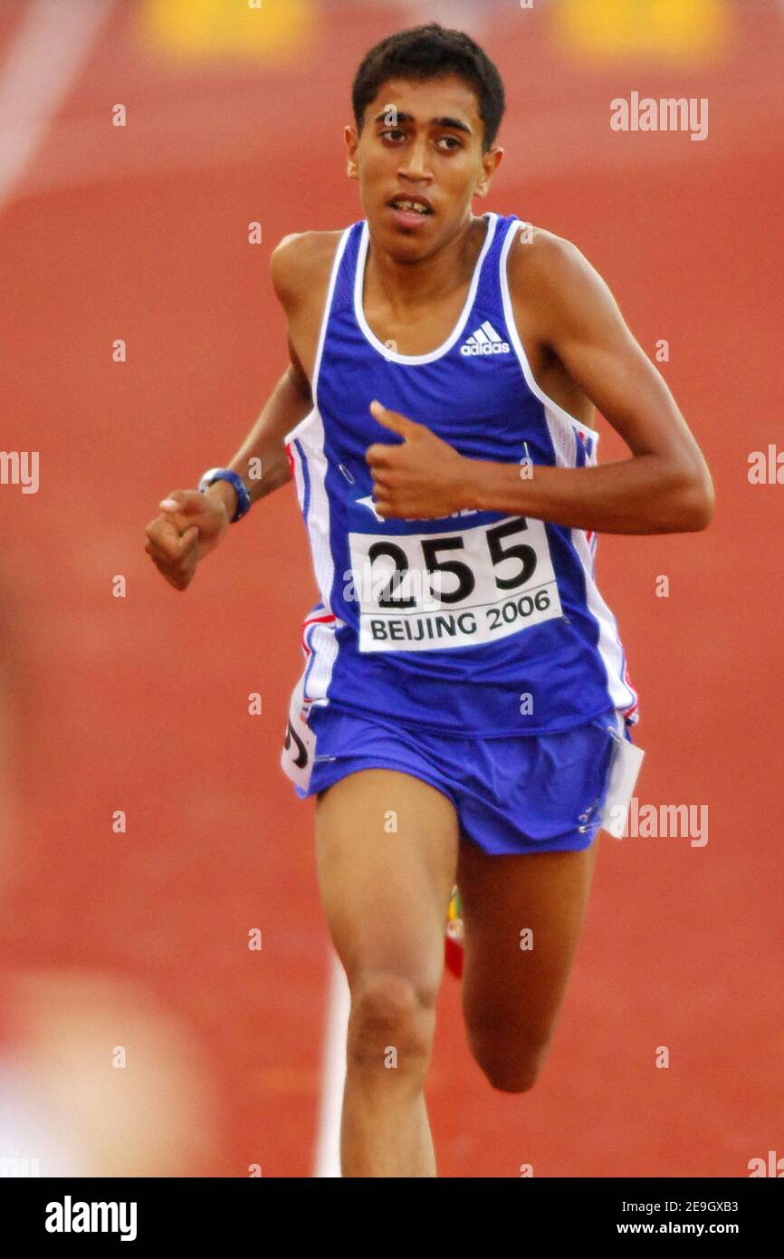 France's Morhad Amdouni competes on men's 1500 meters heat during the ...