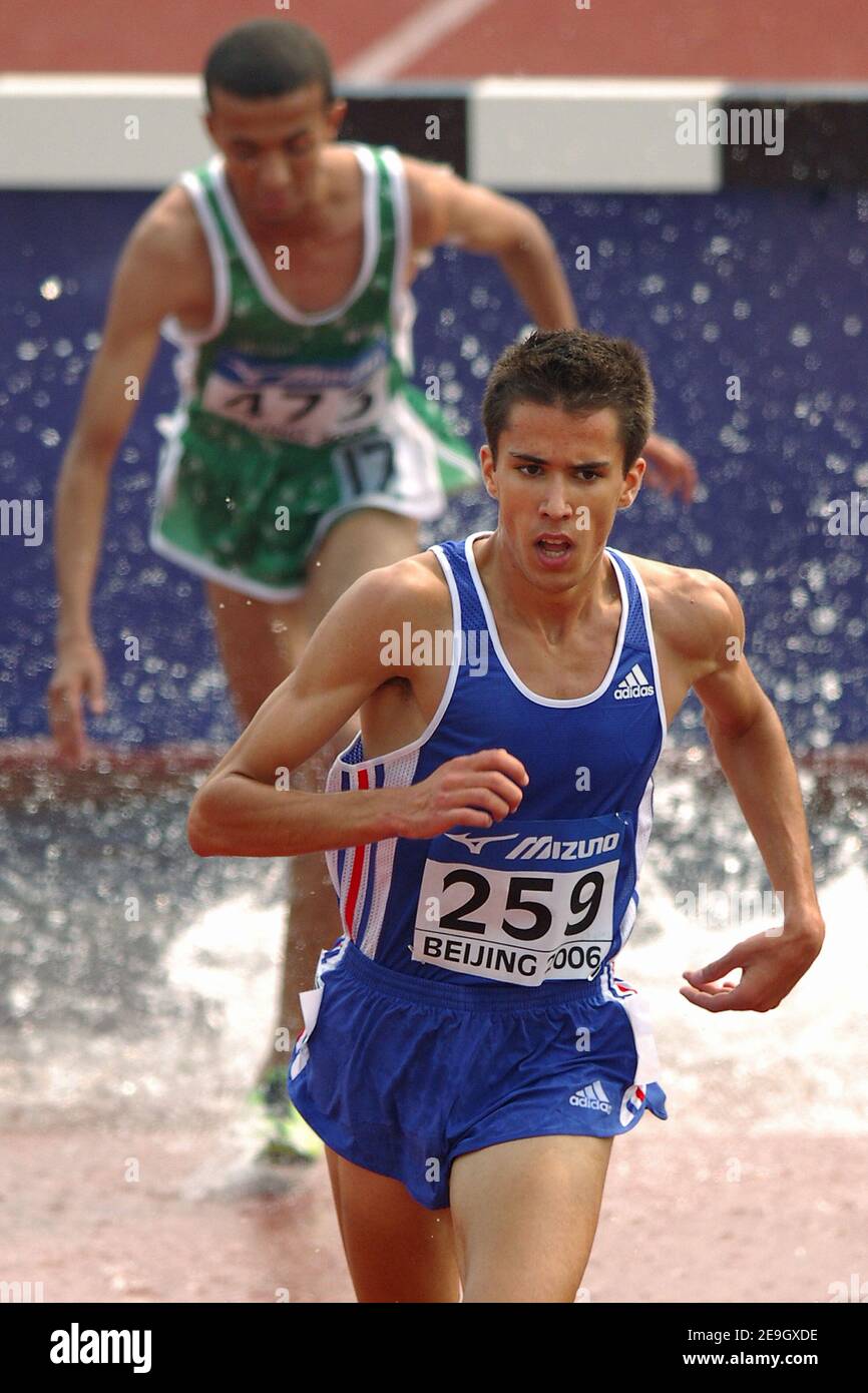 France's Vincent Chapuis competes on men's 3000 meters steeplechase ...