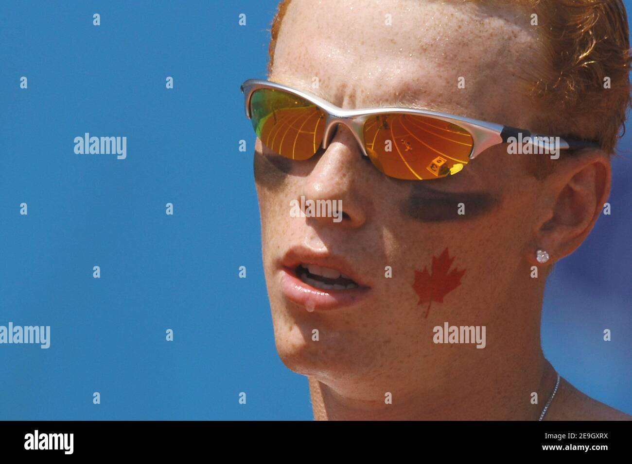 Canada's Andrew Dargie competes on men's 400 meters heat during the ...