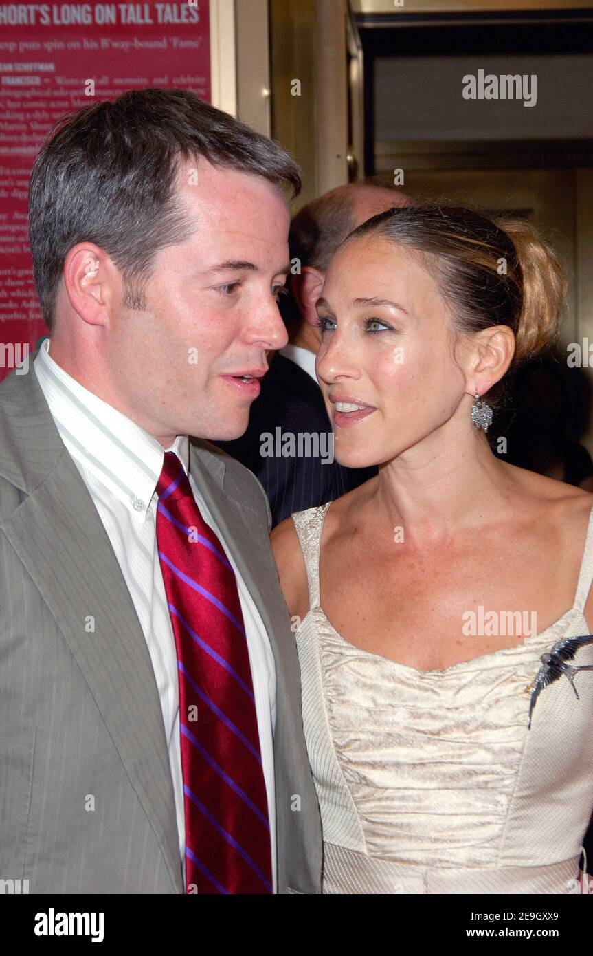Matthew Broderick and Sarah Jessica Parker attend the opening night of ...