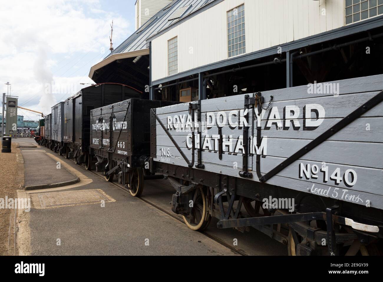 Chatham dockyard railway hi-res stock photography and images - Alamy