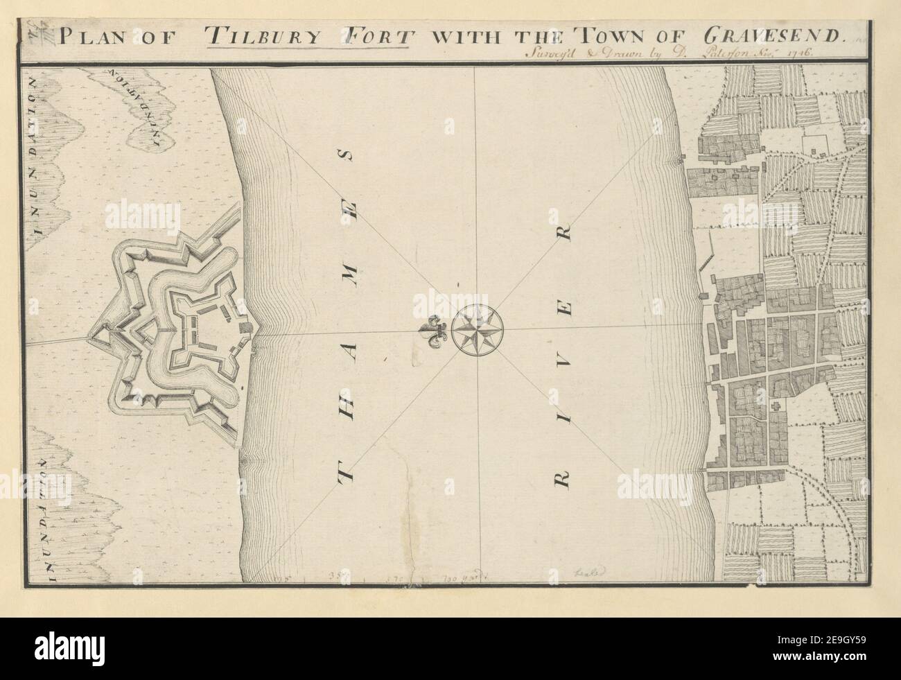 Map of tilbury hi-res stock photography and images - Alamy