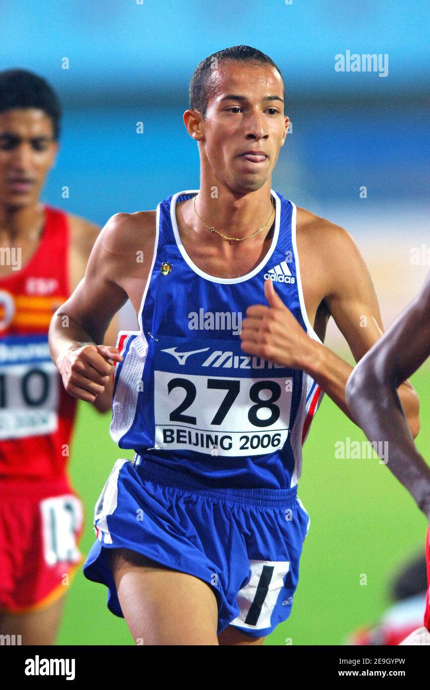 France's Nour Eddine Smail competes on men's 5000 meters final during ...
