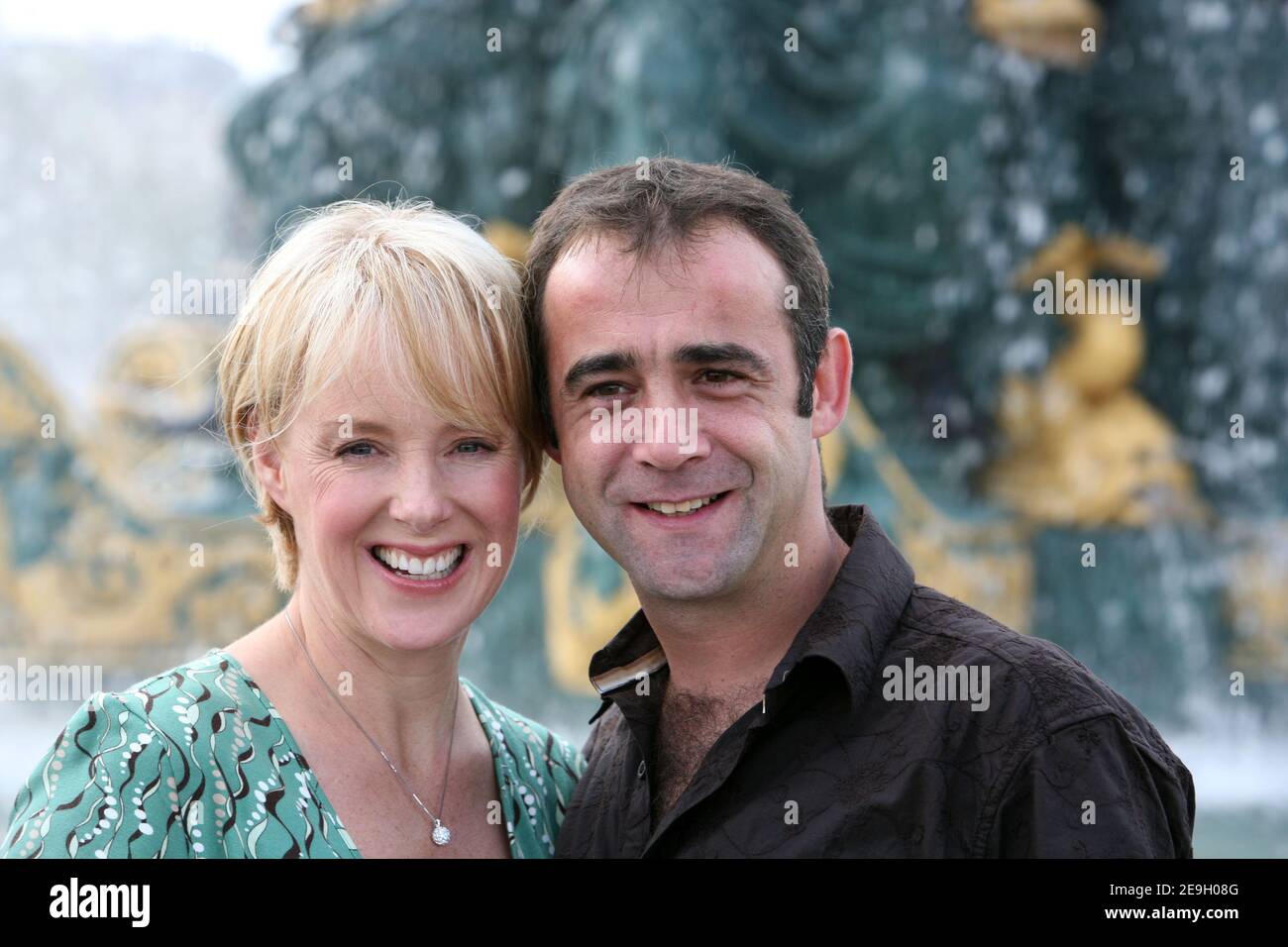 Cast members of 'Coronation Street', Sally Whittaker and Michael Le ...