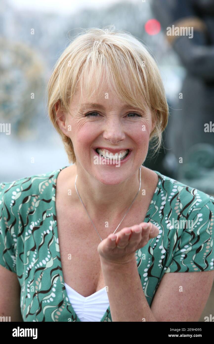 Cast member of 'Coronation Street', Sally Whittaker poses during a ...