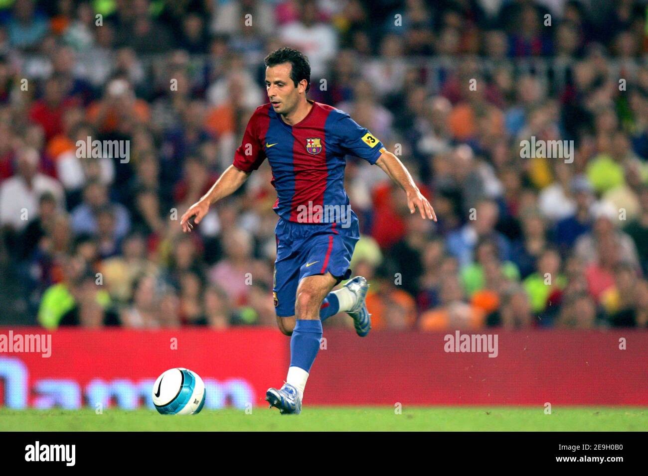 Barcelona's Ludovic Giuly in action during the Gamper trophy, FC ...