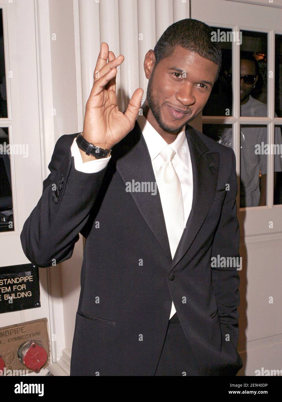"Usher arrives to his ""Welcome to Broadway Party' celebrating the ...