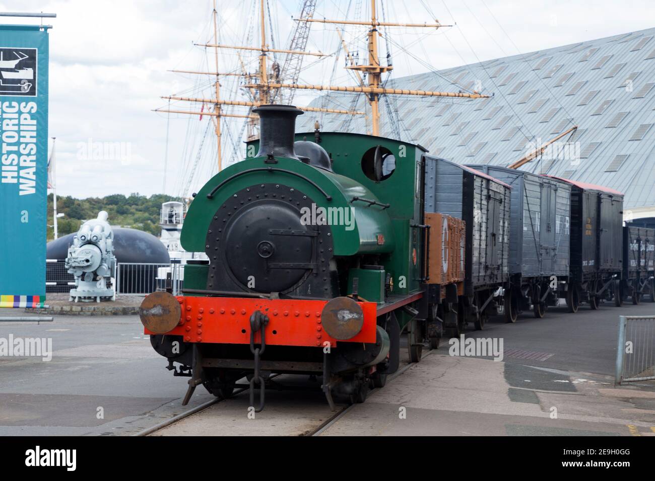 World War II era locomotive 'Ajax' a 1941 steam loco train, engine ...