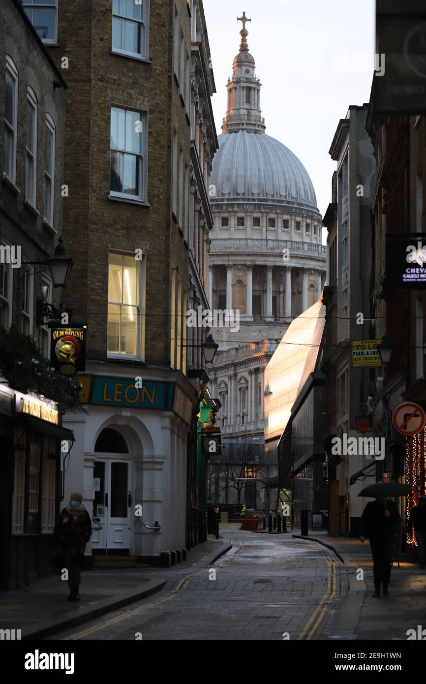 City of London in lockdown Stock Photo - Alamy