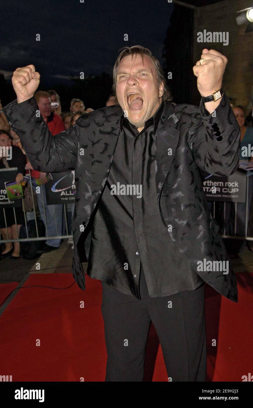 Meat Loaf attends the Northern Rock All Star Cup Gala dinner at the ...